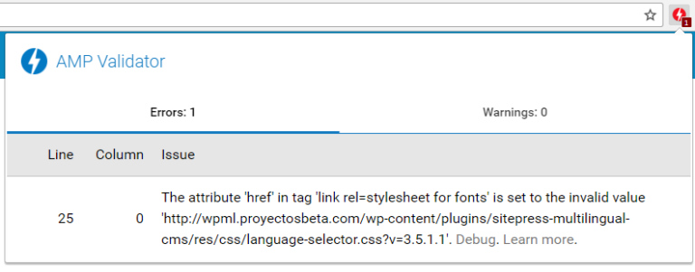 Validar AMP con un WordPress con WPML: Cómo conseguirlo fácilmente